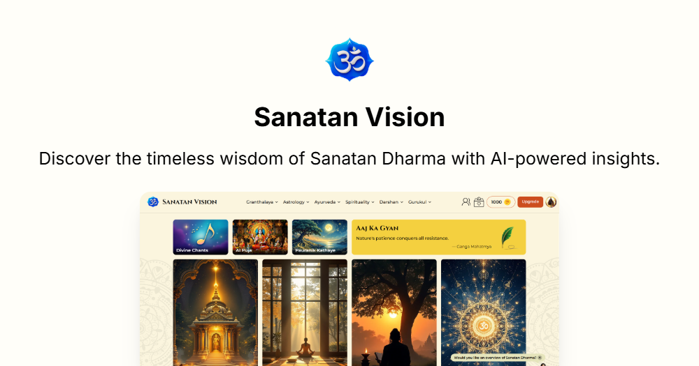 AI Pandit | Sanatan Vision